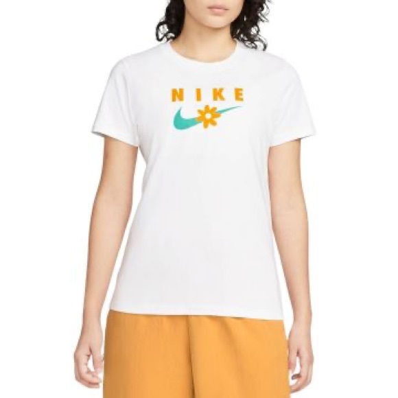 Nike | Tops | Nike Sportswear Tshirt Flower Size Large | Poshmark